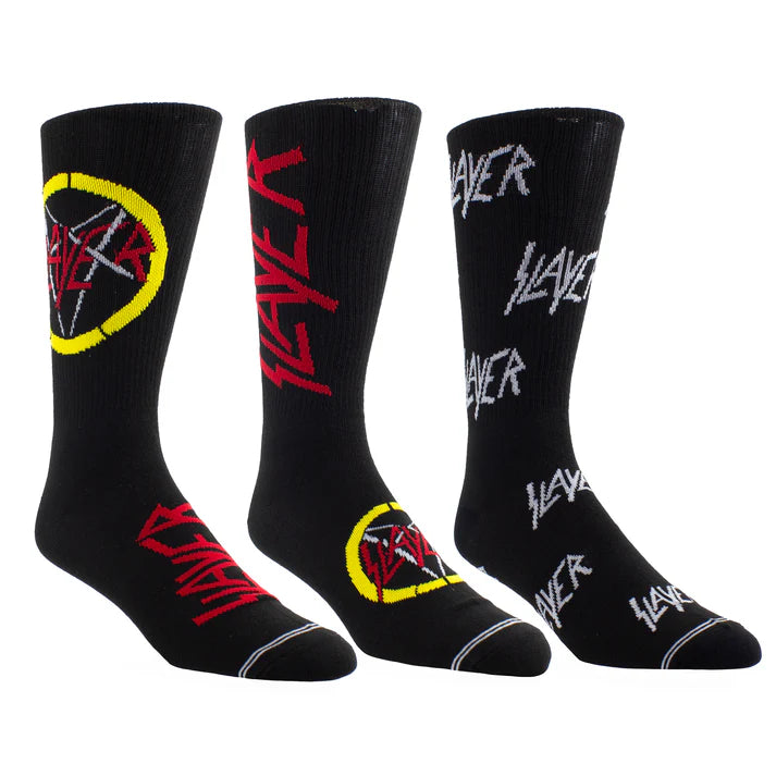 Slayer Guitar Tin 3-Pack Socks – Sonic Boom Records