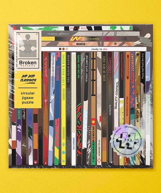 Broken Records - Circular Jigsaw Puzzle – Sonic Boom Records